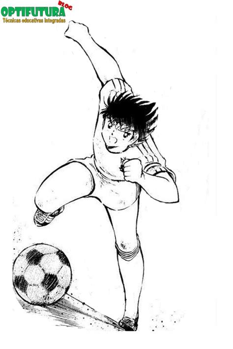 Capitán Tsubasa Oliver Y Benji [dibujos Para Colorear] ~ Optifutura