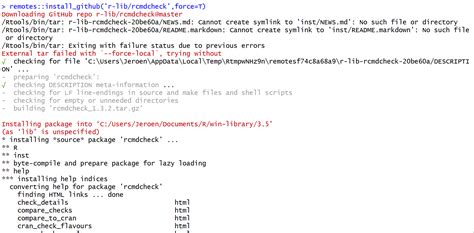 Windows Trouble Finding Tarrtools · Issue 249 · R Libremotes · Github