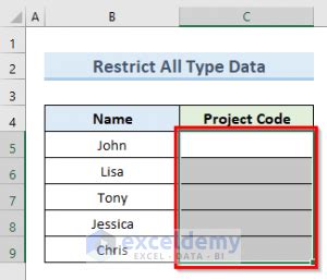 How To Restrict Data Entry In Excel Cell Simple Methods ExcelDemy