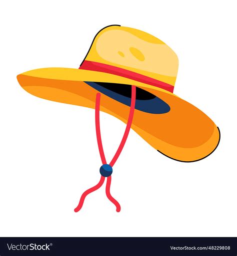 Farmer Hat Royalty Free Vector Image Vectorstock