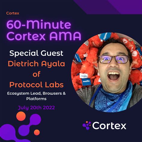 Cortex Ama Podcast Episode 2 Dietrich Ayala Of Protocol Labs By Krystal Van Pelt Cortex App