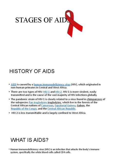 Stages Of Aids Pdf Hiv Hivaids