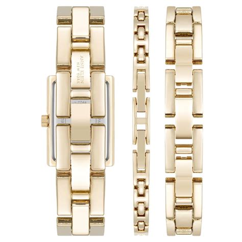 Anne Klein New York Womens Howlite Bracelet And Watch Set 21mm Costco