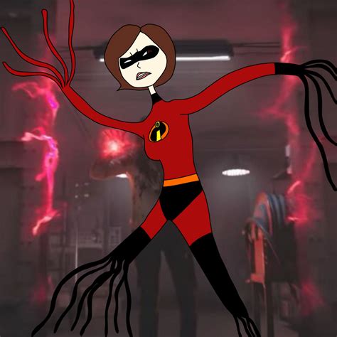 Elastigirl Becomes A Spaghetti By Historywarman On Deviantart