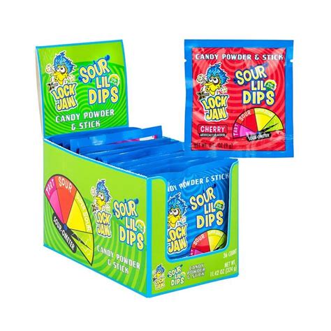 Xtreme Lock Jaw Sour Lil Dips 1142oz 36ct Nimbus Imports