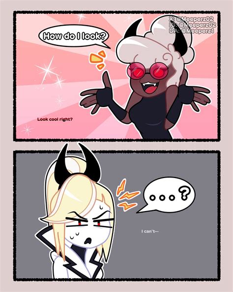 Clara Tries Odettes Glasses Art By Meeperz02 Rhazbinhotel