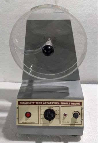 Single Drum Friability Test Apparatus For Laboratory Size 350