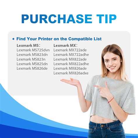 Lexmark Ms823ms725 Mx722 Toner Lexma