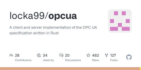 GitHub Locka99 Opcua A Client And Server Implementation Of The OPC UA Specification Written