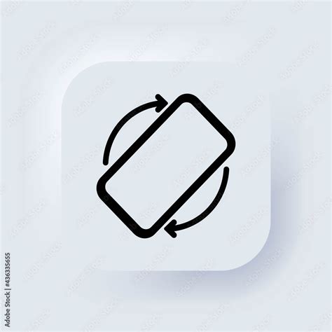 Rotate Mobile Phone Icon Mobile Screen Rotation Turn Your Device Rotate Smartphone Icon