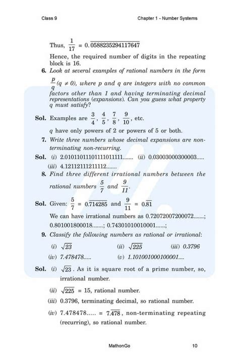 Ncert Solutions For Class 9 Maths Chapter 1 Exercise 1 3 Mathongo