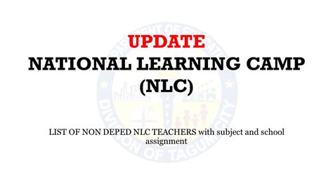 List Of Non Deped Nlc Teachers Deped Tagum City Hrmo Updates Facebook