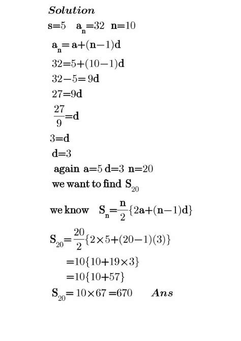 Notes On Solution For Math Problem Notes Learnpick India