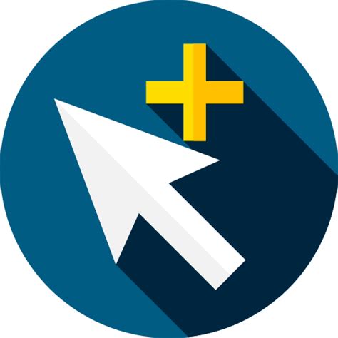 Cursor Flat Circular Flat Icon