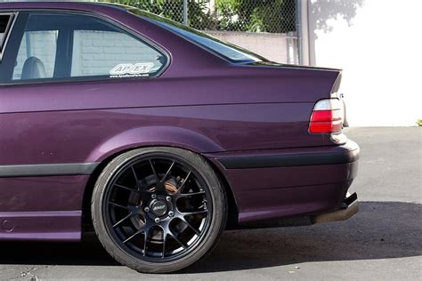 Bmw E36 M3 With 18 Ec 7 In Satin Black On Bmw E36 Apex Album