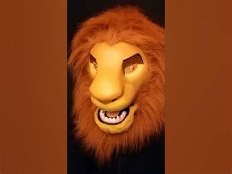 The Lion King Simba Mouth Mover Mask Youtube