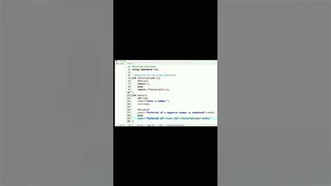 Find The Factorial Number In C Coding Factorial Programming