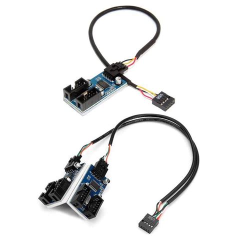 30cm Usb 9 Pin Interface Header Motherboard Extension Splitter 1 To 24