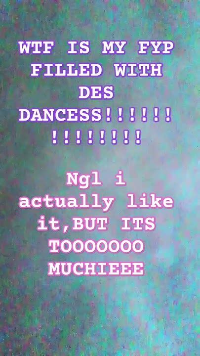 Why Is Itt Sooo Much On My Fyp