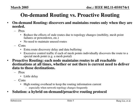 Ppt A Routing Protocol For Wlan Mesh Powerpoint Presentation Free