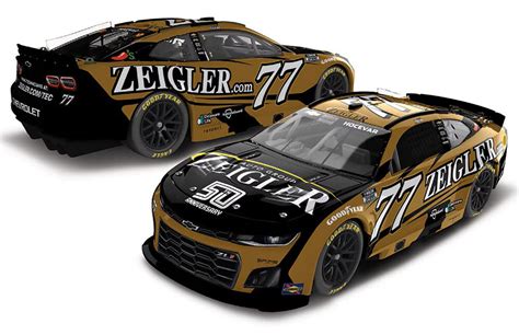 2025 Carson Hocevar 77 Zeigler 50th Anniversary Nascar 164 Diecast