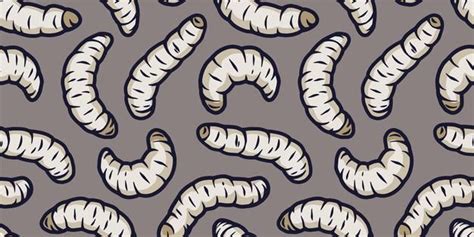 Seamless Worm Pattern