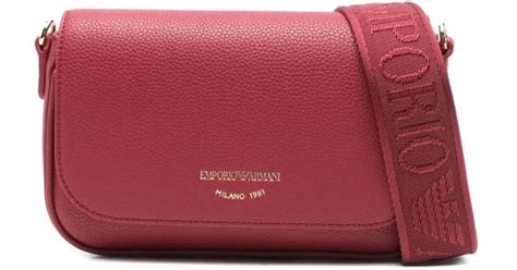 Emporio Armani Crossbody Mini Bag In Red Lyst