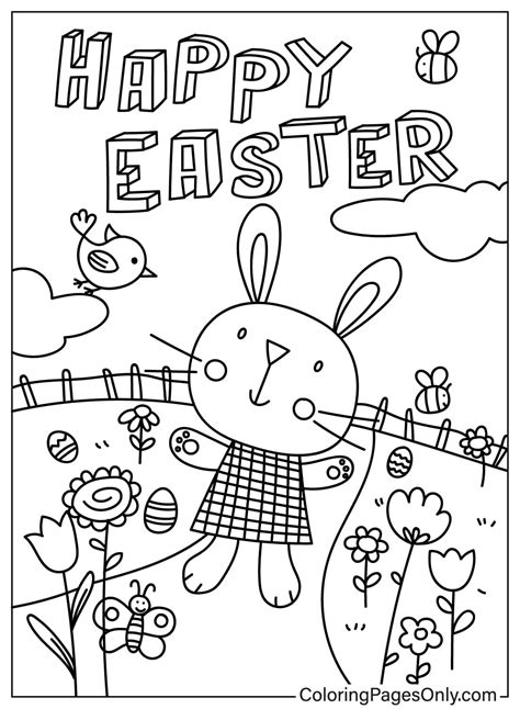 40 Easter Card Coloring Pages Free Printable Pdf And Online Coloring