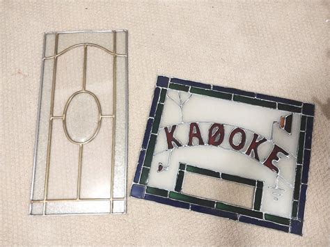 Two Stainglass Panals