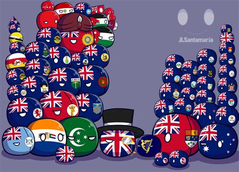 Countryballs El Imperio Britanico Y Las Colonias By Jose11santamari On