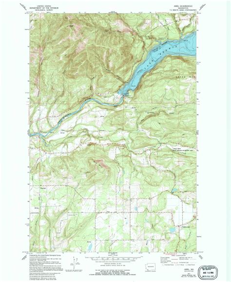 Ariel Wa 1971 24000 Scale Map By United States Geological Survey
