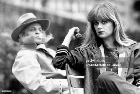 German Actor Klaus Kinski Poses With His Daughter Pola Kinski At The