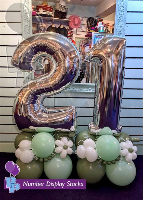 Big Number Balloon Stack Birthday Balloons Newbury Berkshire