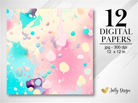 Pastel Colored Geometric And Abstract Art Graphic By Jallydesign · Creative Fabrica