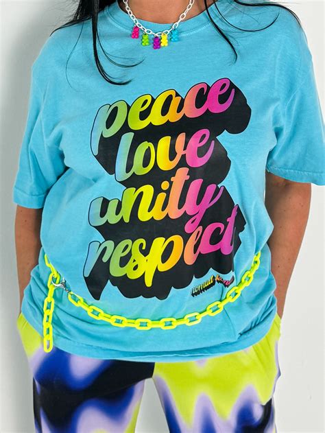 Plur Rainbow Heavyweight T Shirt Nomadkandi