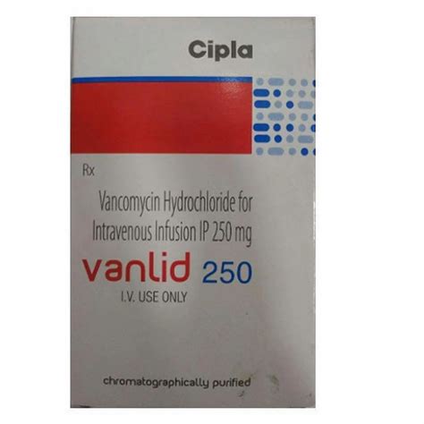 Vanlid Vancomycin 250 Mg Tablets At Rs 1367 Box Vancomycin Injection In Nagpur Id 2854503224988