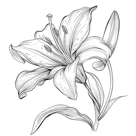 Lilia Rysunek Zdjęcia Darmowe Pobieranie Na Freepik