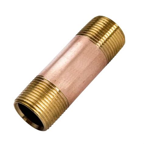 1 X 4 Red Brass Nipple Alberta Wilbert Sales