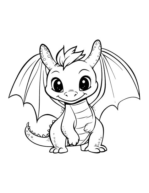 35 Dragon Coloring Pages Printable Sheets