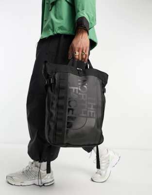 The North Face Base Camp Waterproof Tote Backpack In Black Asos