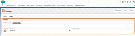 Create Entity In Gumu™ Sage X3 Integration Lightning Interface