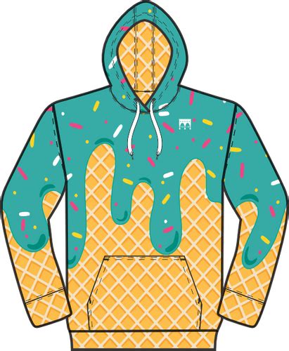 Teal Fleece Drip Hoodie Stadium Sports Apparel