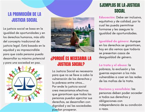 Folleto PromociÓn De La Justicia Social Ppt