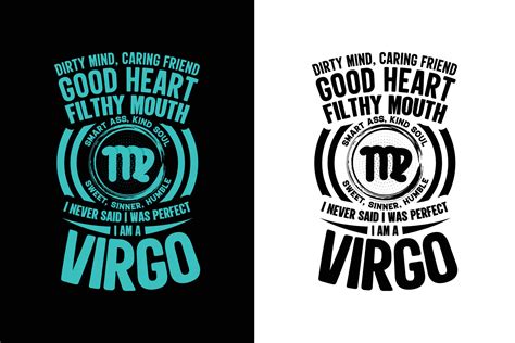 Virgo Zodiac Sign T Shirt Design Graphics 27387873 Vector Art At Vecteezy