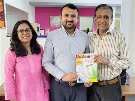Shriyans Bhandari Director Heritage Girls School Udaipur Visits Educationworld Office