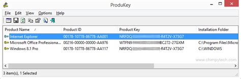 Backup Windows 8 Product Key Chimpytech