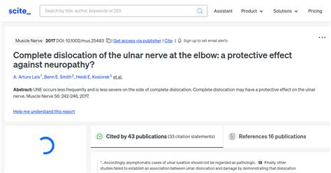 Complete Dislocation Of The Ulnar Nerve At The Elbow A Protective