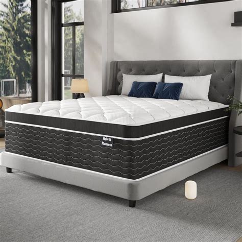 Ruoysun King Size Mattress 12 Inch Hybrid Mattress In A