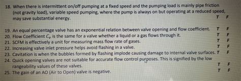 Solved 18 When There Is Intermittent Onoff Pumping At A