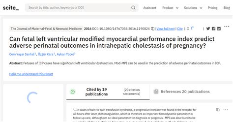Can Fetal Left Ventricular Modified Myocardial Performance Index
